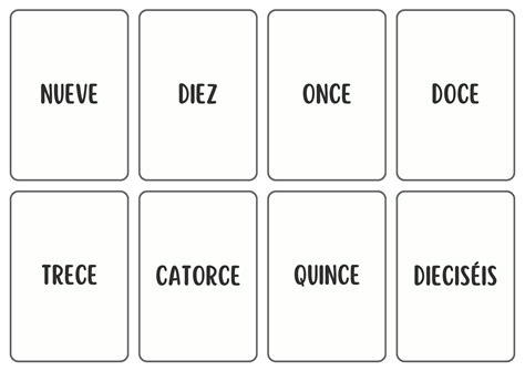스페인어 숫자 9부터 16까지 배우기 미니북만들기 활동놀이