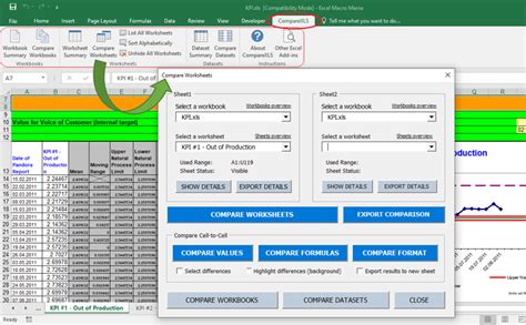 Excel Macro Business Excel CompareXLS Add In
