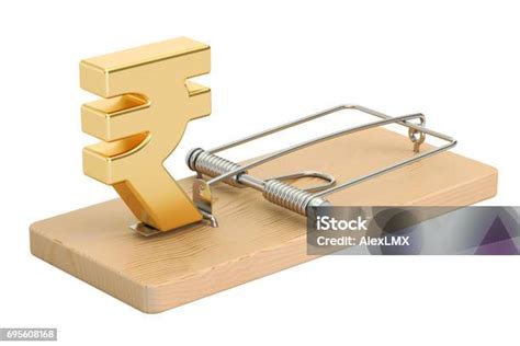 루피 기호 3d 렌더링에 고립 된 흰색 배경 쥐 덫 0명에 대한 스톡 사진 및 기타 이미지 0명 3차원 형태 갇힌 Istock