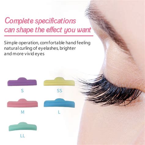 Badu Bg 8 чифта подложка за къдрене на мигли Силиконова подложка за къдрене на мигли Многократно