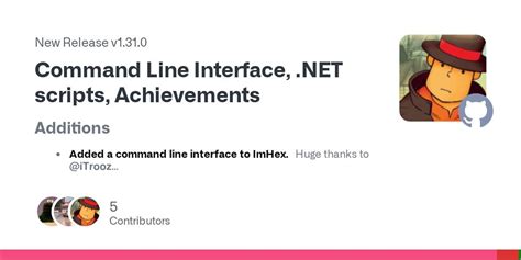 Imhex V1310 Has Been Released Including A Full Command Line