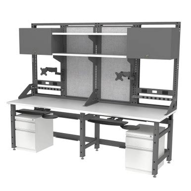 Shop Techworks Typical 13 Modular Workstation Adjustable Desk