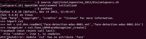 Attributeerror Module Cv2 Has No Attribute Face When Code Run In