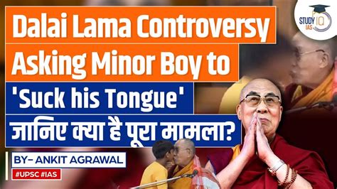 Video Dalai Lama Kissing Minor Boy And Asking Him To Suck His Tongue