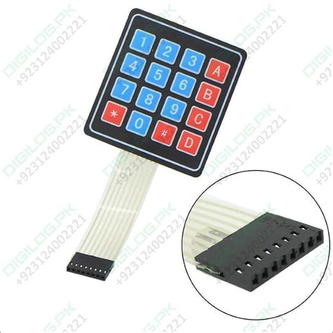 Arduino 4x4 Keypad Matrix Keypad Membrane Switch Digilogpk