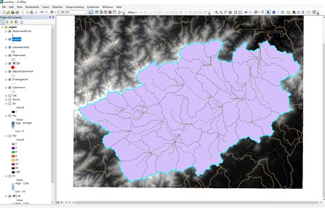 【arcgis】01 水文流域提取 赖亦无的博客 Csdn博客 Arcgis流域提取