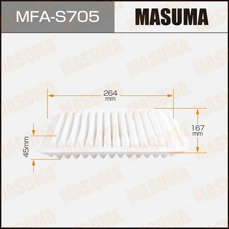 Фильтр воздушный Masuma MFAS705 - купить по выгодным ценам в интернет ...