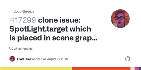 Clone Issue SpotLight Target Which Is Placed In Scene Graph Is Cloned