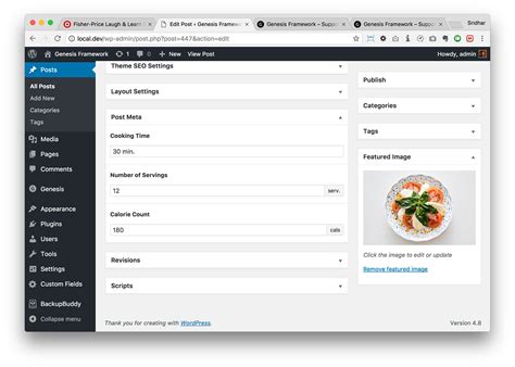 custom posts slider in genesis using flexible posts widget and