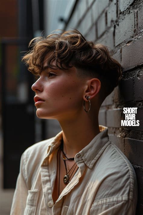 20 Cute Short Non Binary Haircuts In 2024 Short Hair Models
