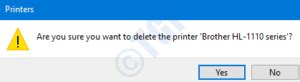 Different Ways To Delete Remove Uninstall A Printer In Windows 10
