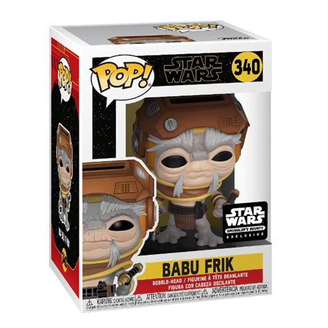 Funko Pop Star Wars Babu Frik 340 Exclusivo Original Colecionavel