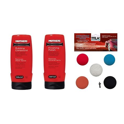 Mothers Scratch And Defect Removal Kit With Pro Compounds Bundle Mothers Scratch And Defect Removal Kit With Pro Compounds Bundle