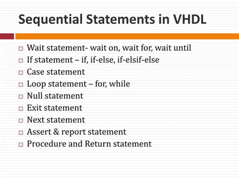 Vhdl Behavioral Description Pptx Programming Languages Computing