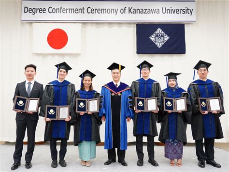 Septembers Kanazawa University Degree Conferment Ceremony Kanazawa University
