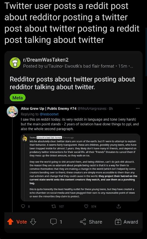 Redditor Posts A Twitter R Dreamwastaken2