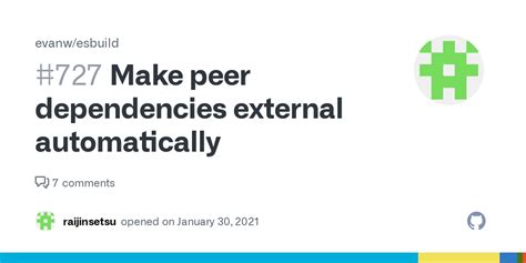 make peer dependencies external automatically · issue 727 · evanw