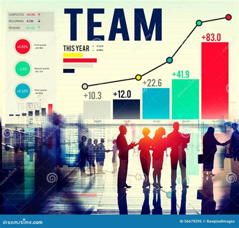 Team Teamwork Corporate Data Analysis Concept Stock Image Image Of