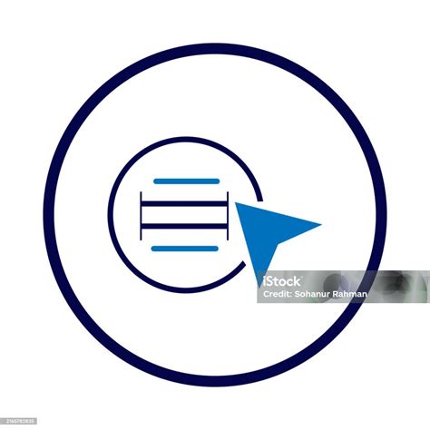 web menu click menu nav bar menu scrolling icon stock illustration