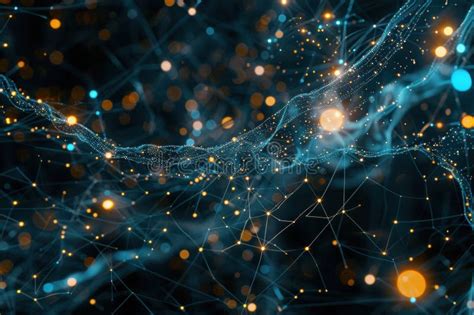 Futuristic Ai Algorithm Abstract Background With Digital Code And Tech Elements Stock Image