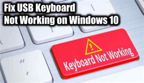 FIX USB Keyboard Not Working On Windows