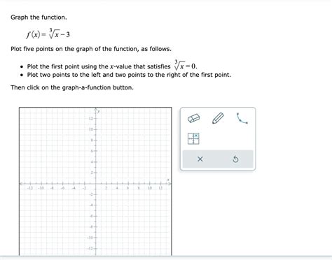 solved graph the function f x 3x−3 plot five points on the