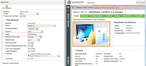 Cs294298 How To Set Wtpart Objects View Default Value By Oir In Windchill Pdmlink 110 M030
