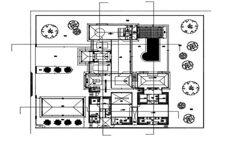 Housing Structure Detail Elevation D View Layout Plan Cadbull