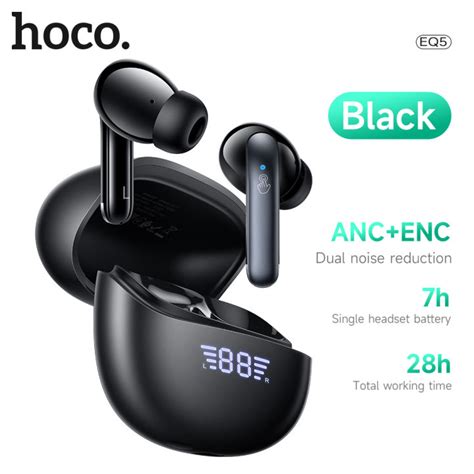 By HOCO Original GenuineHoco 100 Original EQ5 TWS Wireless Earbuds Bluetooth 5 3 Noise