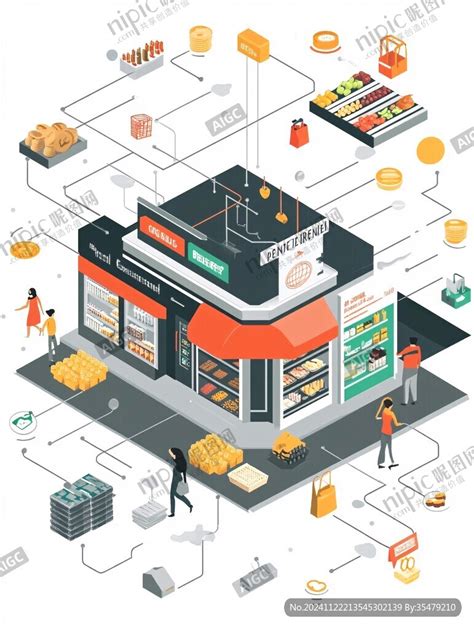 Ai创作图智慧零售 全渠道零售 智能超市 超市食品店社区 便利店海报 便利店零售 便利店布局 市场超市集市 零售连锁便利店 智能零售 城市便利店 无人零售 新型智能零售 便利店设计 零售店便利