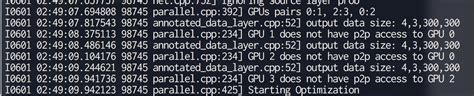 caffe what does gpu x does not have p2p access to gpu y mean