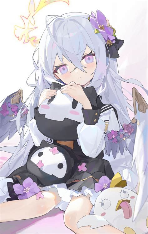 Azusa And Peroro Blue Archive Drawn By Measho Danbooru