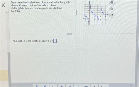 Solved Determine The Simplest Form Of An Equation For The