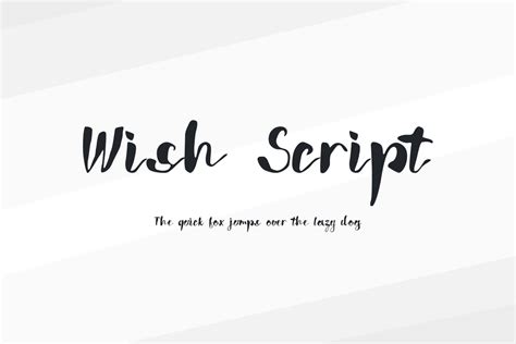 Wish Script Font Download Free