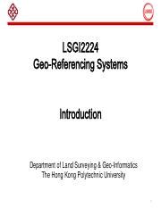 Geo Referencing Systems An Introduction To Surveying Mapping Course Hero