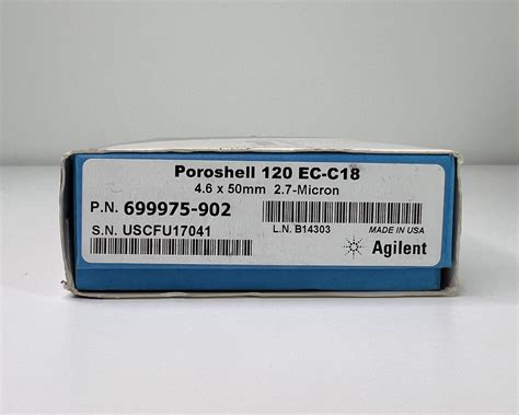 Agilent Infinitylab Poroshell 120 Ec C18 699975 902 4 6x50mm 2 7 Micron