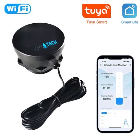 Tuya Water Level Meter Tank Monitoring From Smartphone