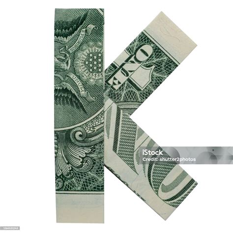 돈 종이 접기 편지 K 문자 흰색 배경에 고립 된 실제 1 달러 빌로 접혀 알파벳 K에 대한 스톡 사진 및 기타 이미지 알파벳 K 0명 교육 Istock