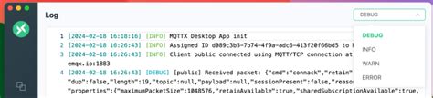 Mqttx 199 Released Debug Logging And Ui Flexibility Emq