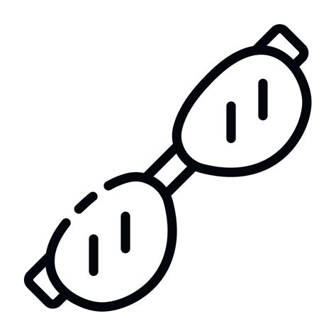 Police Sunglasses Icon Outline Style 15174010 Vector Art At Vecteezy