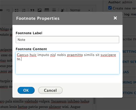 Inline Footnotes