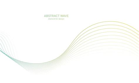 Premium Vector Abstract Gradient Background Wave Element For Design Digital Frequency Track