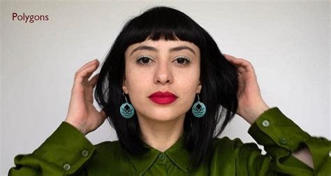 nested polygons science earrings and necklaces chemistry jewellery
