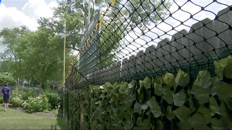 Illinois Teenager Builds Replica Wrigley Field For Wiffle Ball In His Backyard Barstool Sports