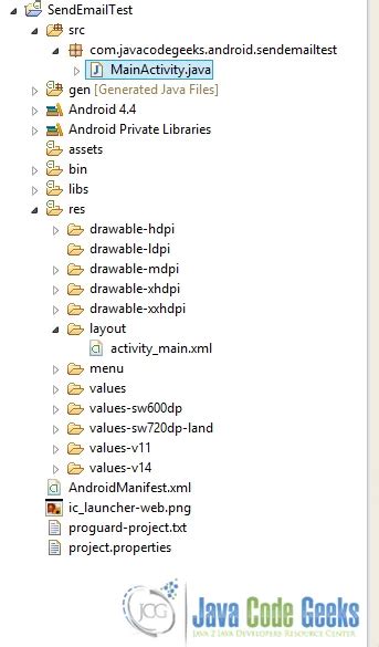 Android Sending Email Example Java Code Geeks