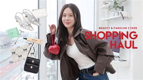 봄 맞이 쇼핑 하울 🍬 L 가방 파우치 지갑 패션 소품부터 없으면 못 사는 찐 자기관리템까지 구독자 이벤트 Youtube