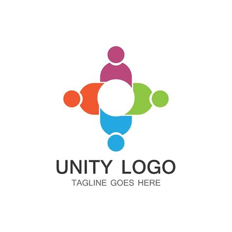 화합 사람들 케어 로고 아이콘 벡터 템플릿 프리미엄 벡터