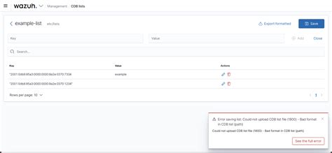 error in wazuh dashboard when displaying cdb list · issue 5259 · wazuh wazuh dashboard plugins
