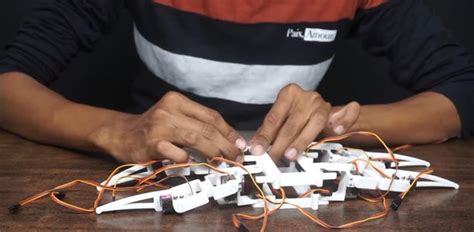 How To Make A Walking Spider Robot At Home 3d Printed Crawling Robot