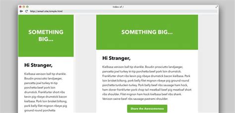 30 Free Responsive Email And Newsletter Templates